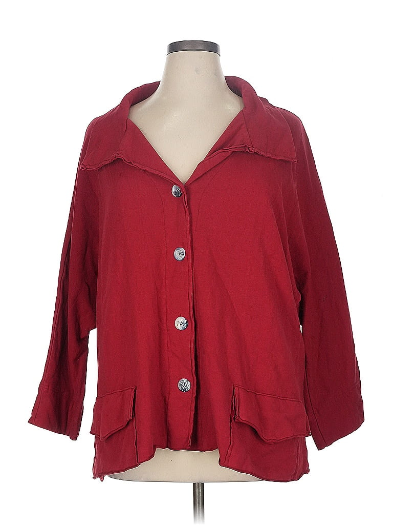 Fenini 100% Spandex Red Blazer Size XL - 67% off | ThredUp
