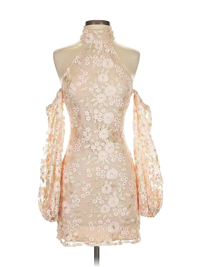 Michael Costello X Revolve 100% Polyester Ivory Cocktail Dress Size XS ...