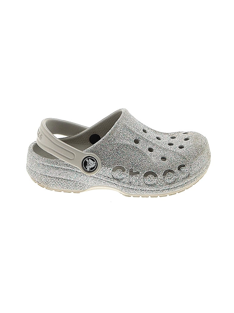 Crocs Gray Silver Clogs Size 11 (big kids) - 44% off | ThredUp