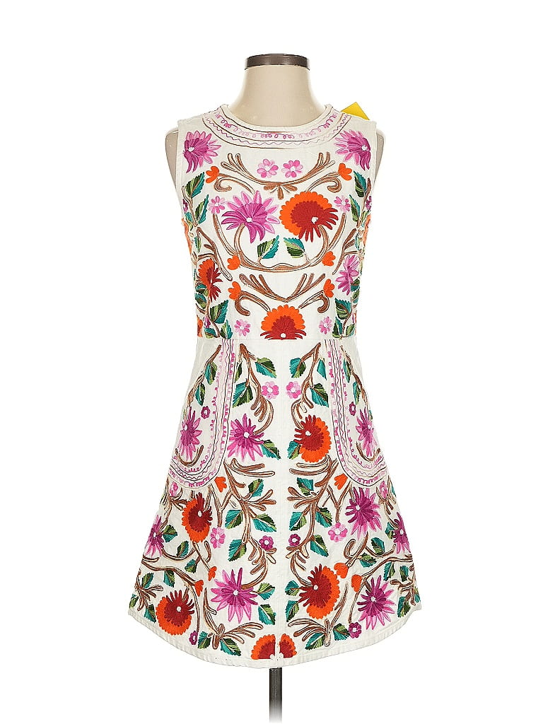 Roller Rabbit 100% Cotton Floral White Cocktail Dress Size XS - 66% off ...