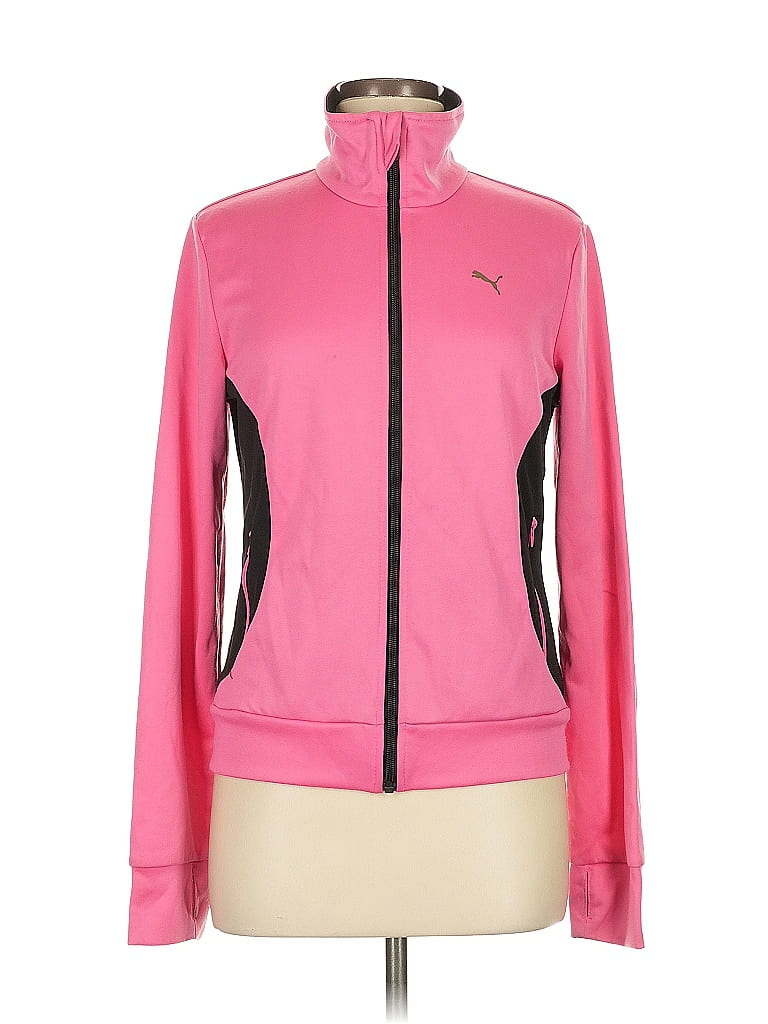 Puma Pink Track Jacket Size M - 73% off | ThredUp