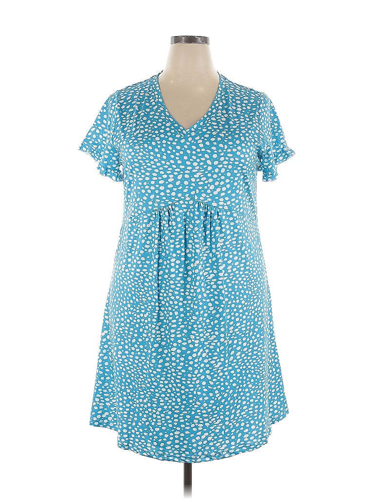Pixie Lady Blue Casual Dress Size 1X - 42% off | ThredUp