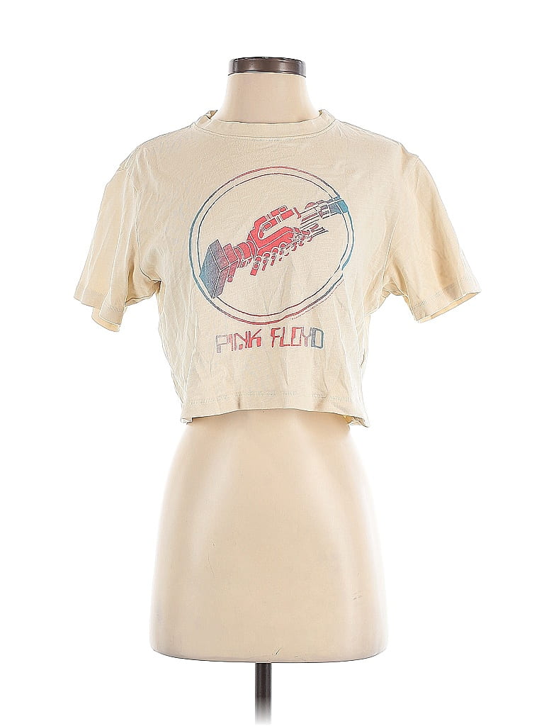 Junk Food 100% Cotton Ivory Short Sleeve T-Shirt Size S - 20% off | ThredUp