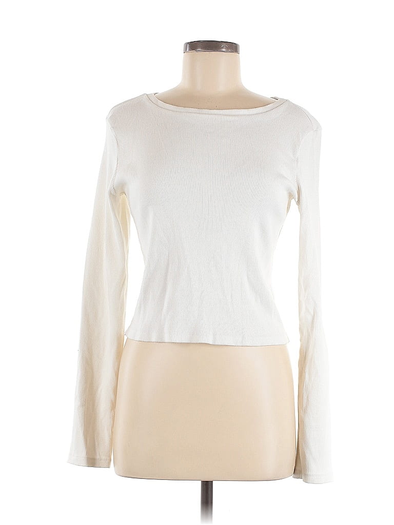 Universal Thread Ivory Long Sleeve T-Shirt Size M - 15% off | ThredUp