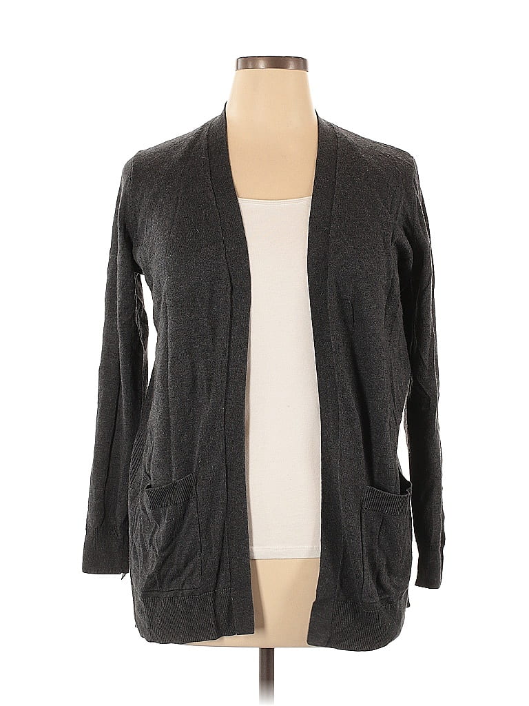 Matty M Gray Cardigan Size XL - 79% off | ThredUp