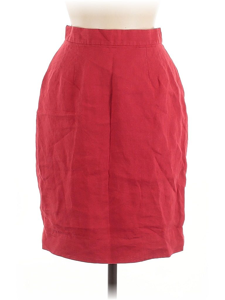 Kelly Graham Solid Red Formal Skirt Size 6 - 57% off | ThredUp