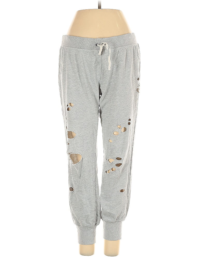 Pam & Gela Hearts Silver Sweatpants Size P (petite) - 79% off | ThredUp