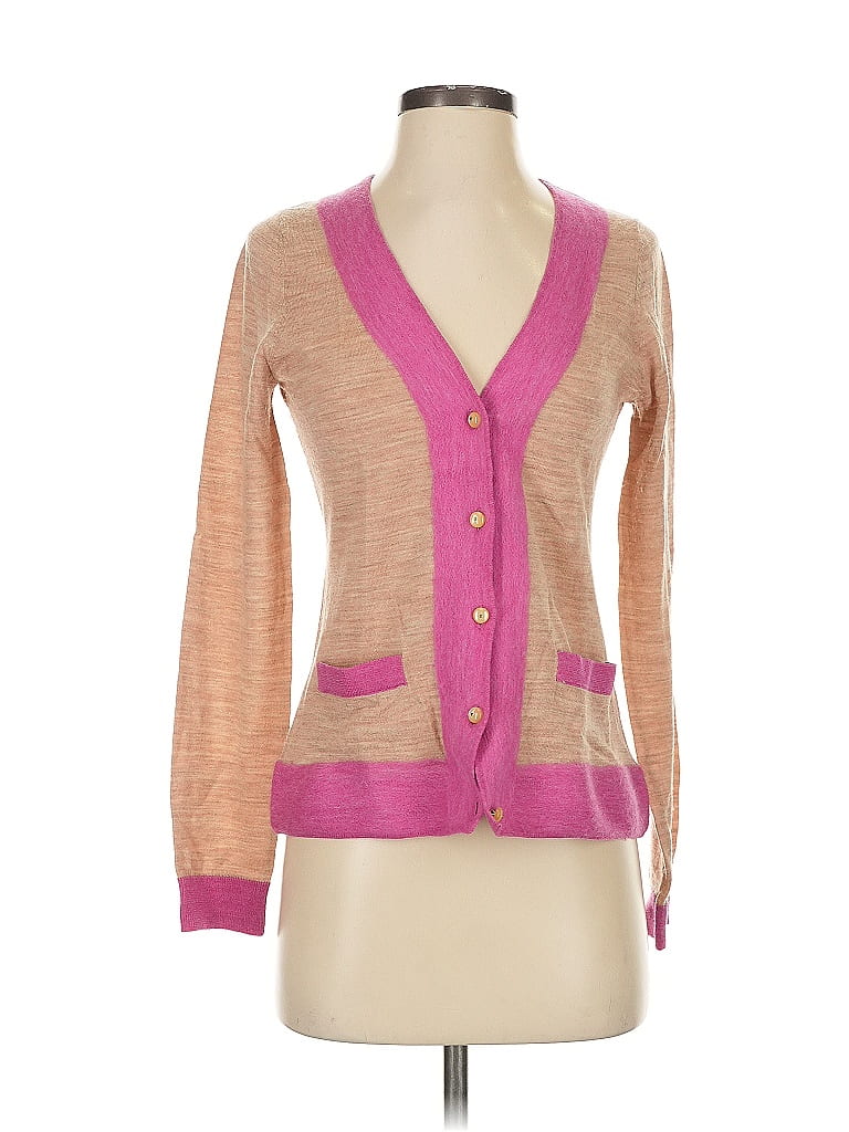 Charlie & Robin 100% Wool Pink Wool Cardigan Size S - 74% off | ThredUp