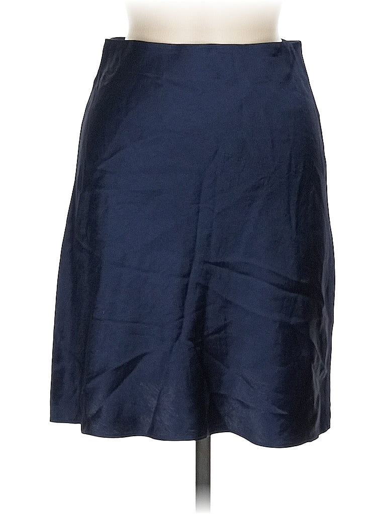 Babaton 100% Acetate Solid Blue Formal Skirt Size 8 - 66% off | ThredUp