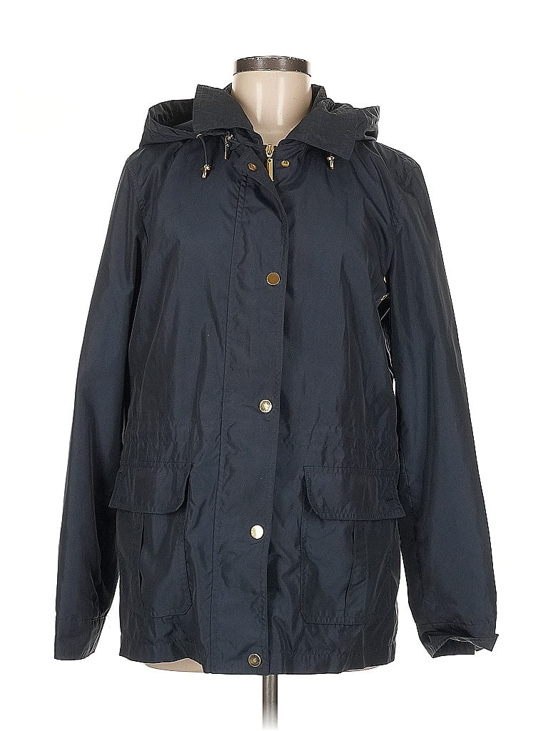 Talbots 100% Polyester Blue Raincoat Size M - 72% off | ThredUp