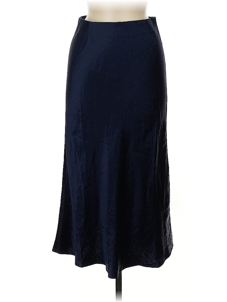 Babaton 100% Acetate Solid Blue Formal Skirt Size 8 - 67% off | ThredUp