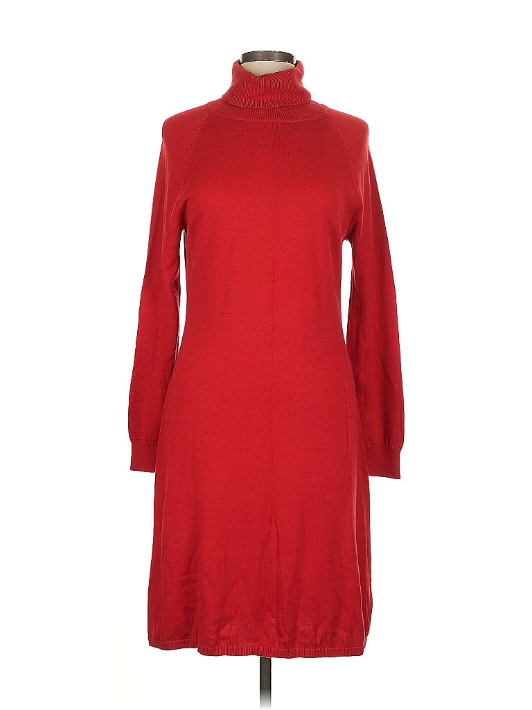 Chaps Red Casual Dress Size L - 54% off | ThredUp