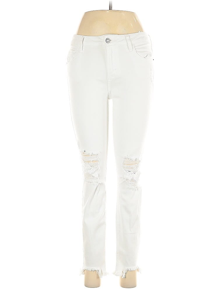 Hidden Jeans Hearts White Jeans Size 29 waist - 77% off | ThredUp