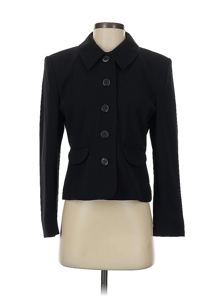 Ingenuity 100% Polyester Black Jacket Size 6 (petite) - 80% off | ThredUp