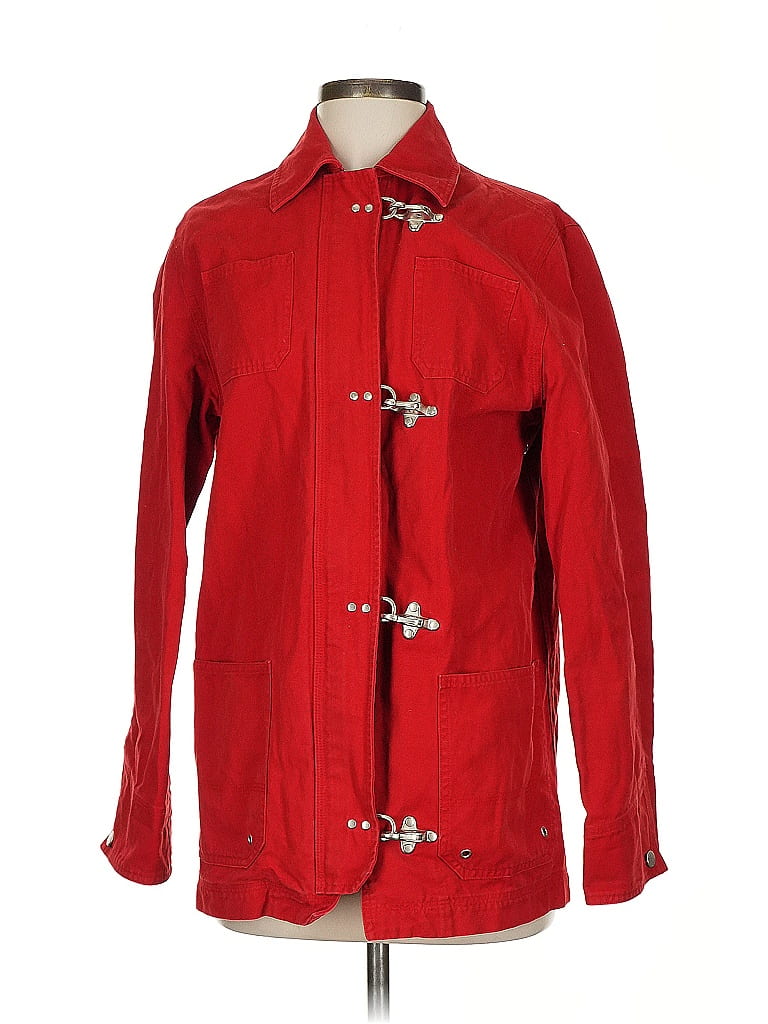 Lauren by Ralph Lauren 100% Cotton Red Jacket Size S - 68% off | ThredUp