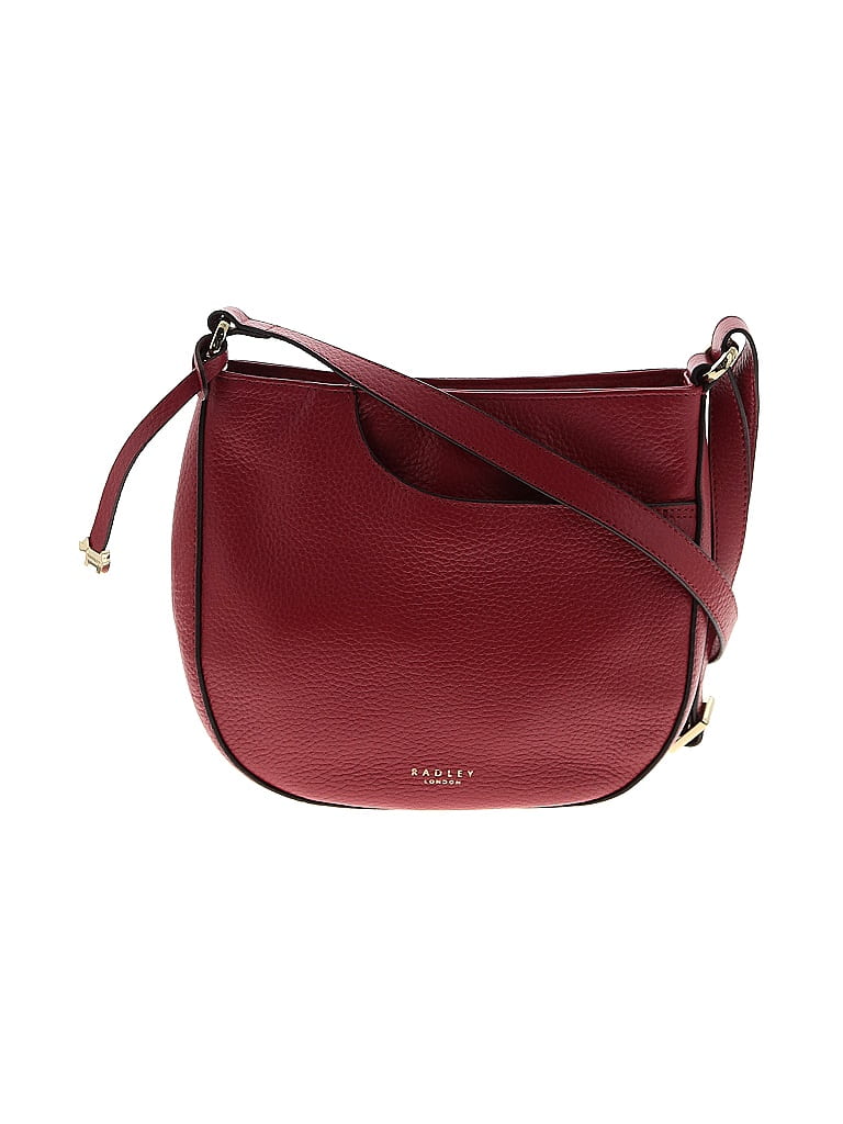 Radley London Burgundy Red Leather Crossbody Bag One Size - 67% off ...