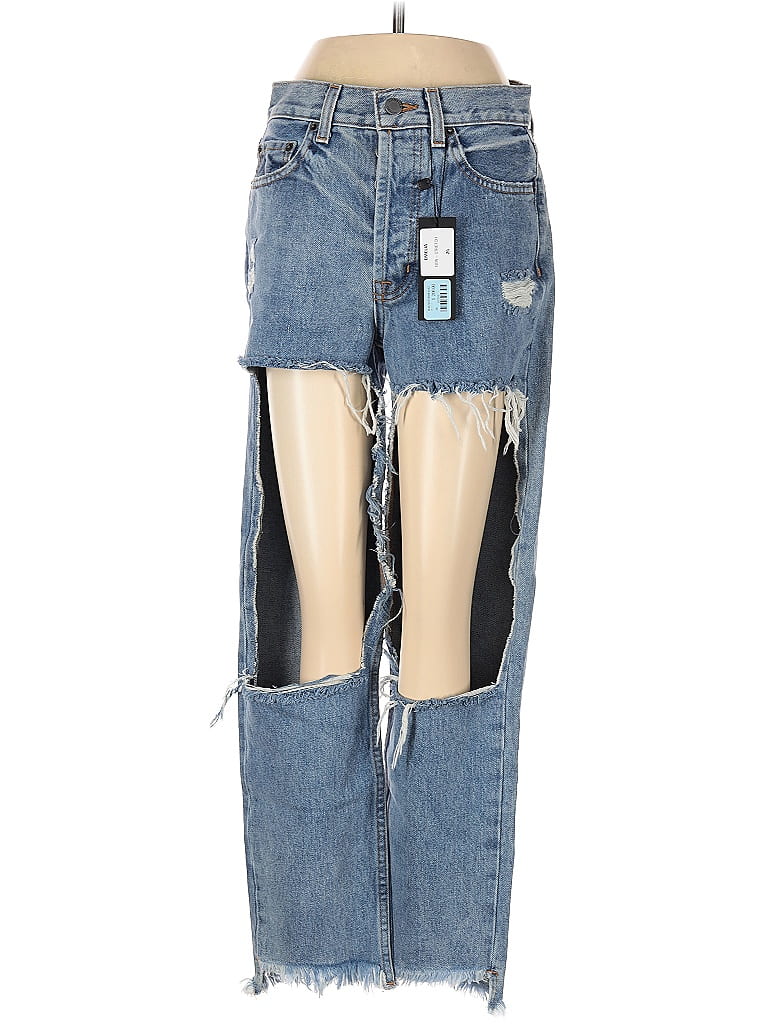 Carmar 100% Cotton Color Block Blue Jeans Size 26 waist - 85% off | ThredUp