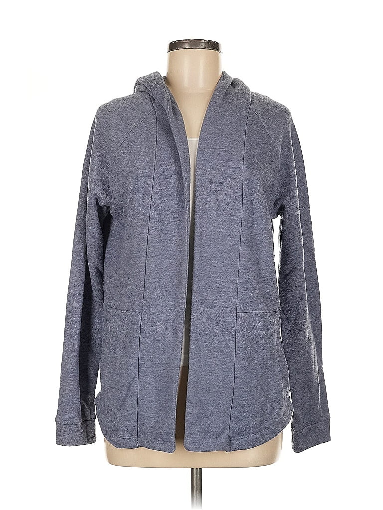 Fabletics Gray Purple Cardigan Size M - 59% off | ThredUp