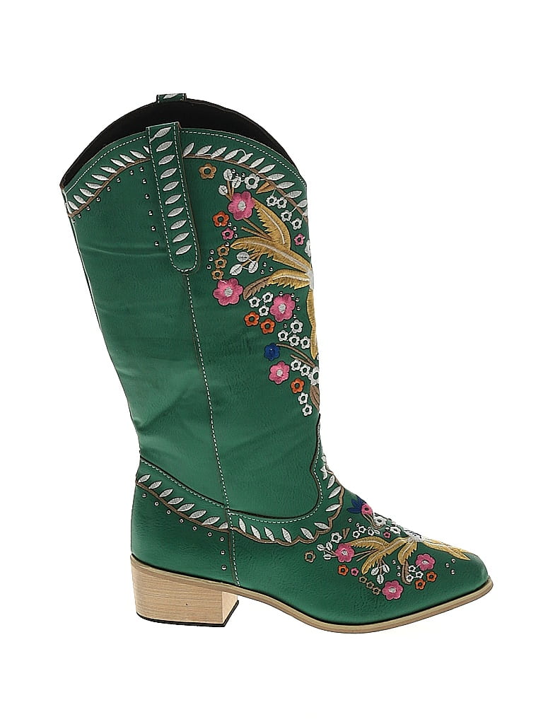 Unbranded Green Boots Size EU 39 / US 9 - 46% off | ThredUp