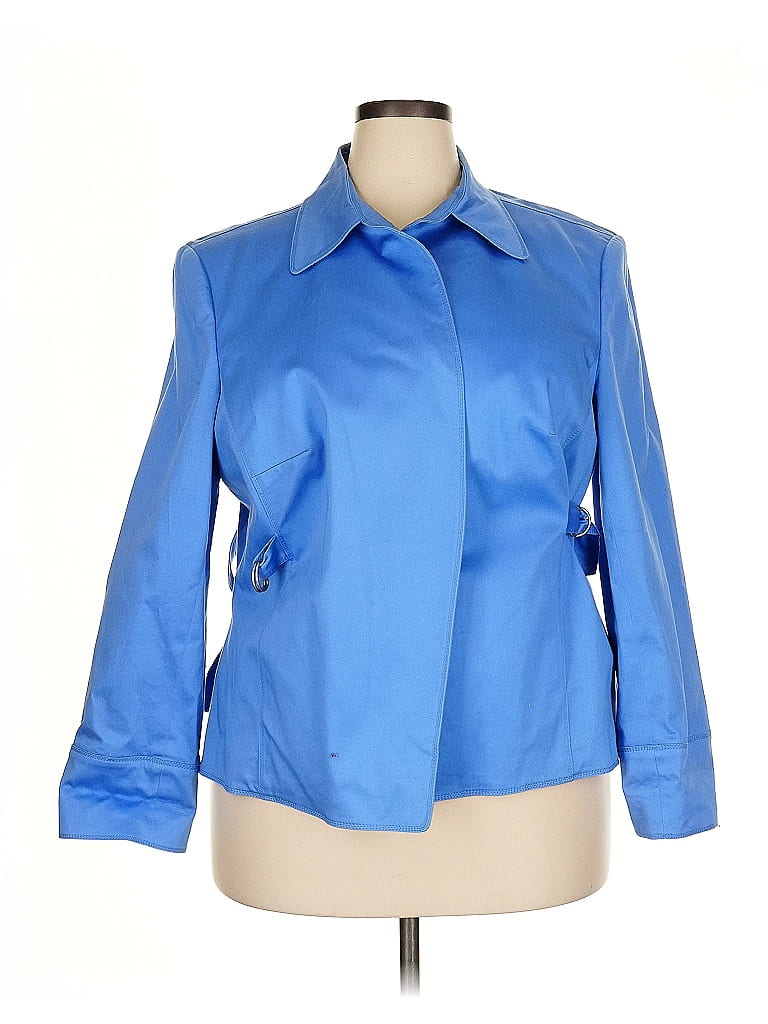 AK Anne Klein Blue Jacket Size 18 - 76% off | ThredUp