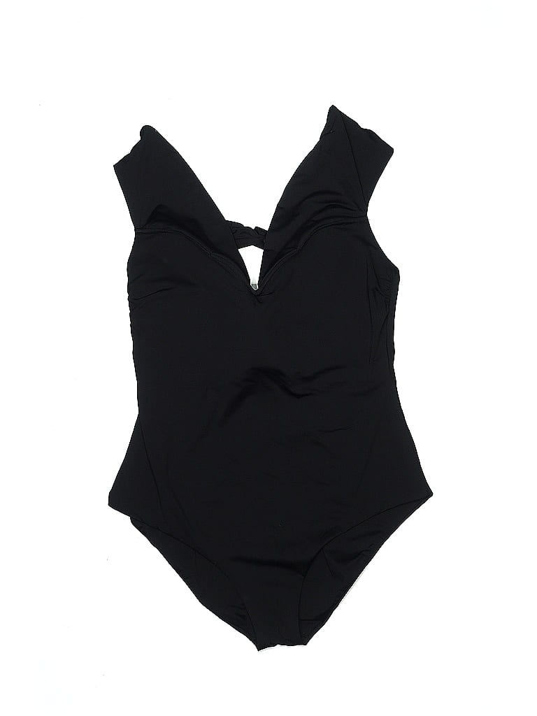 Becca Solid Black One Piece Swimsuit Size 1X - 54% off | ThredUp