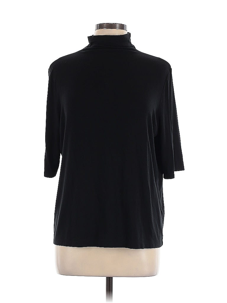 Vince. Black Short Sleeve Turtleneck Size L - 80% off | ThredUp