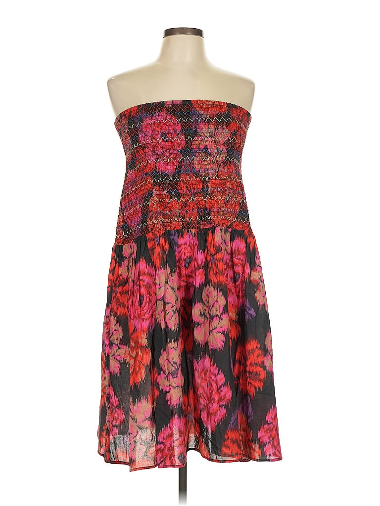 FARM Rio for Anthropologie 100% Cotton Red Formal Skirt Size L - 62% ...