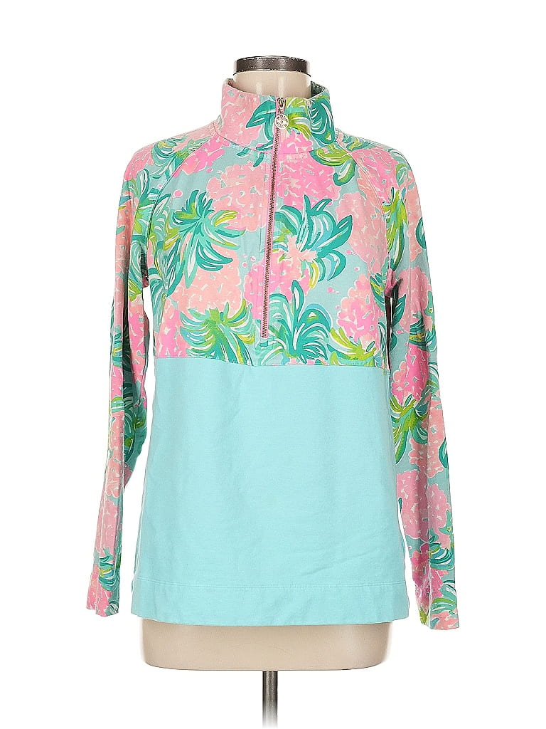 Lilly Pulitzer Teal Blue Long Sleeve Turtleneck Size L - 67% off | ThredUp