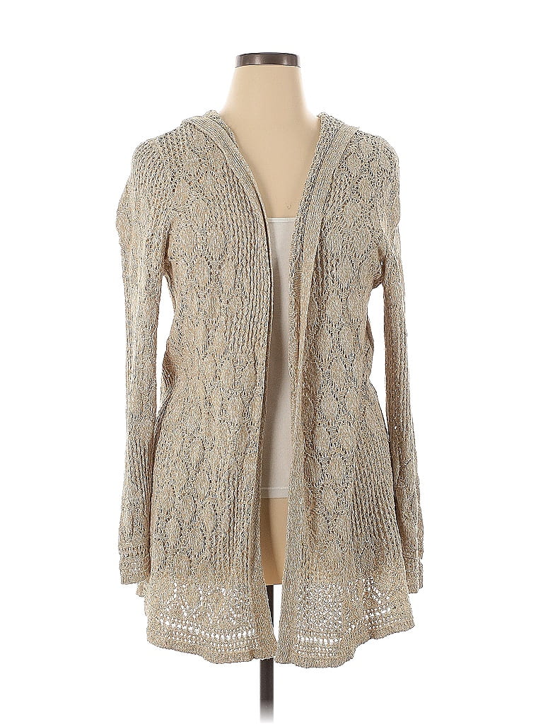 J.Jill Tan Cardigan Size XL - 69% off | ThredUp