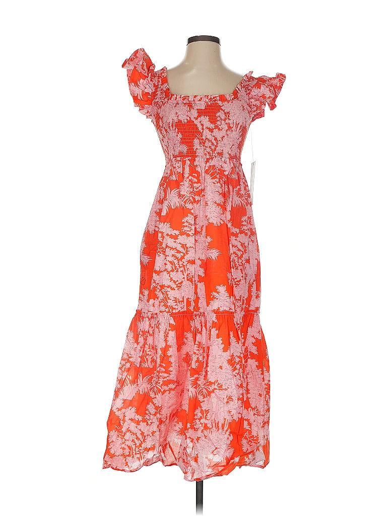 Tuckernuck 100% Cotton Orange Casual Dress Size S - 50% off | ThredUp