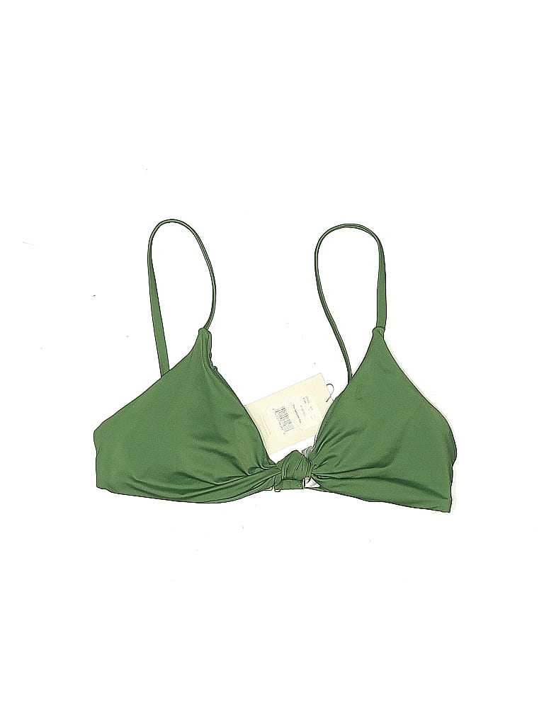 Andie Solid Green Swimsuit Top Size S - 60% off | ThredUp
