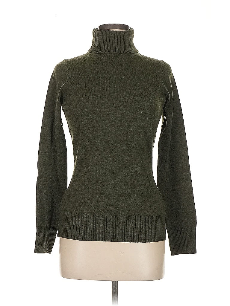 French Connection Green Turtleneck Sweater Size M - 73% off | ThredUp