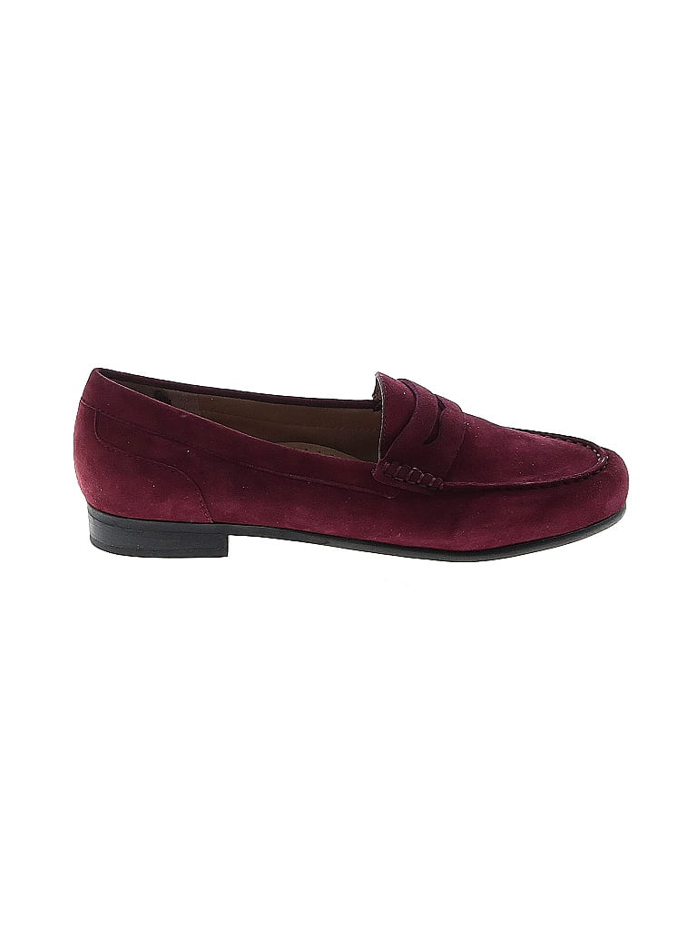 Array Burgundy Flats Size 9 1/2 (wide) - 65% off | ThredUp