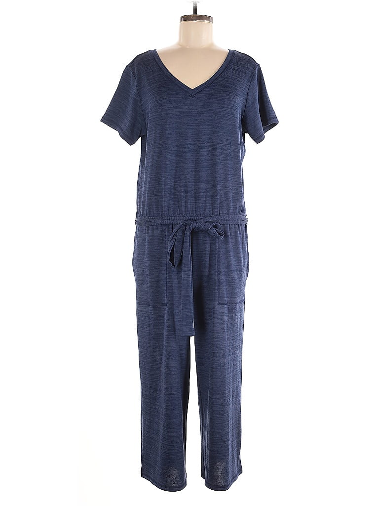 T by Talbots Solid Blue Jumpsuit Size M - 40% off | ThredUp