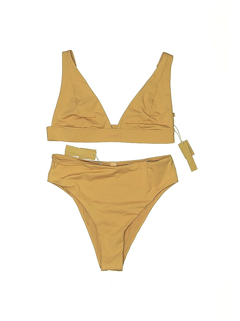 SKIMS Solid Tan Two Piece Swimsuit Size L - 49% off | ThredUp