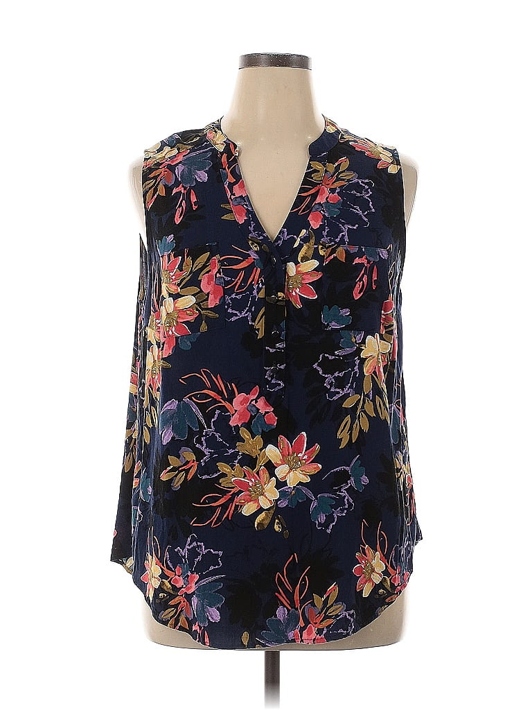 Torrid Blue Sleeveless Blouse Size 1X - 51% off | ThredUp