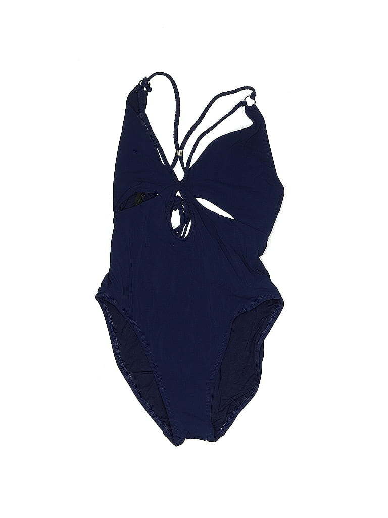 Robin Piccone Solid Blue One Piece Swimsuit Size 4 - 68% off | ThredUp