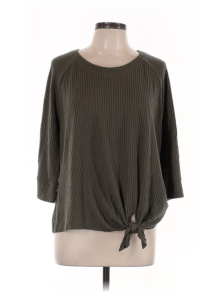 Nine Britton Green Pullover Sweater Size L - 68% off | ThredUp