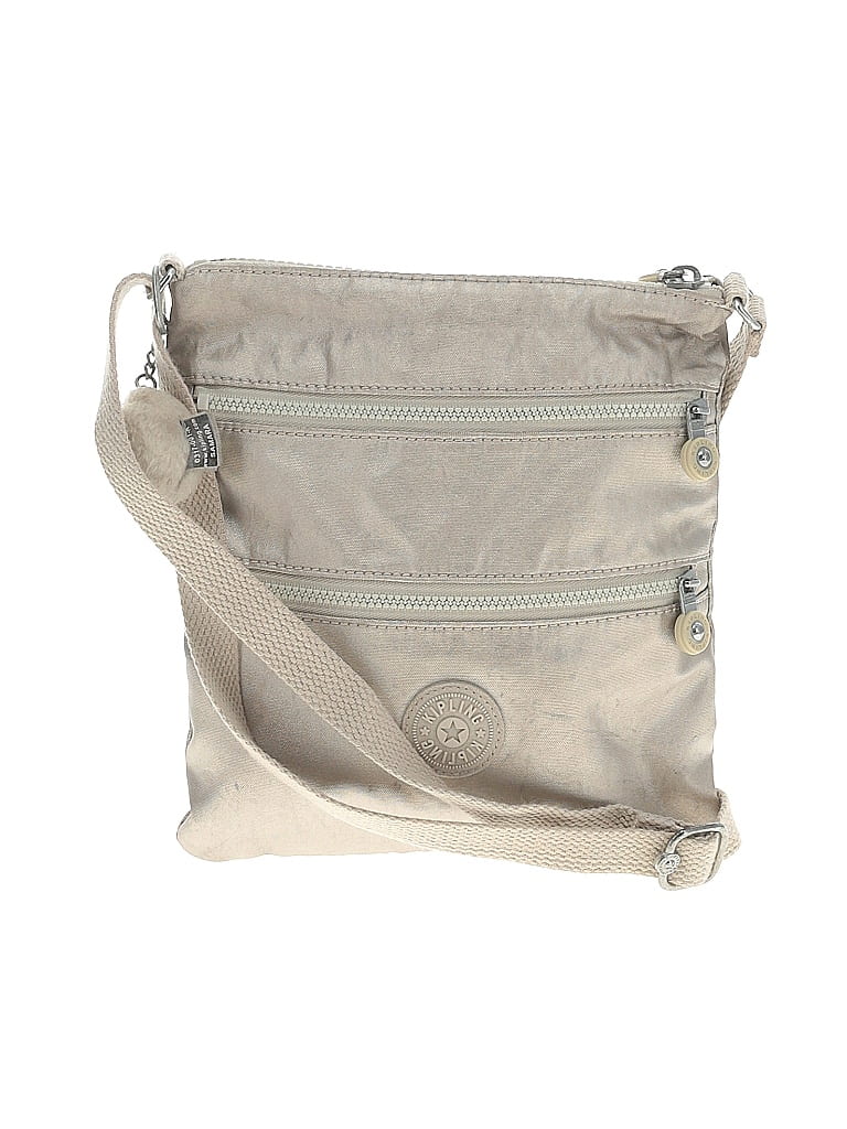 Kipling Gray Tan Crossbody Bag One size - 63% off | ThredUp