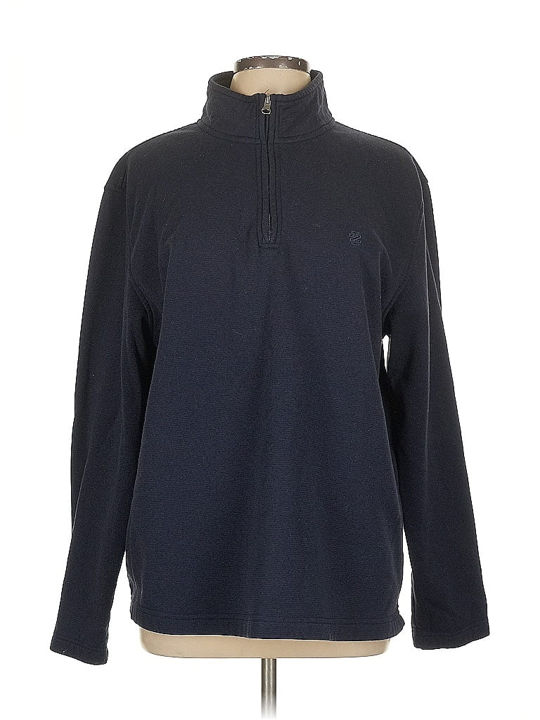 IZOD 100% Polyester Blue Pullover Sweater Size L - 75% off | ThredUp