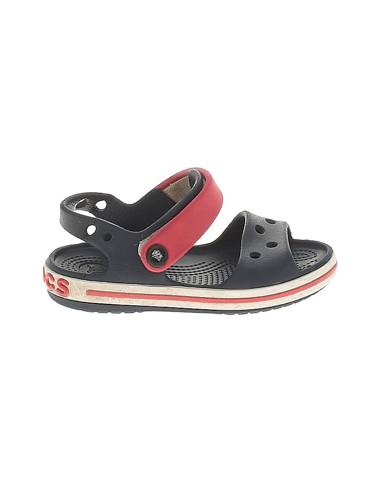 Crocs Red Blue Sandals Size 9 - 33% off | ThredUp