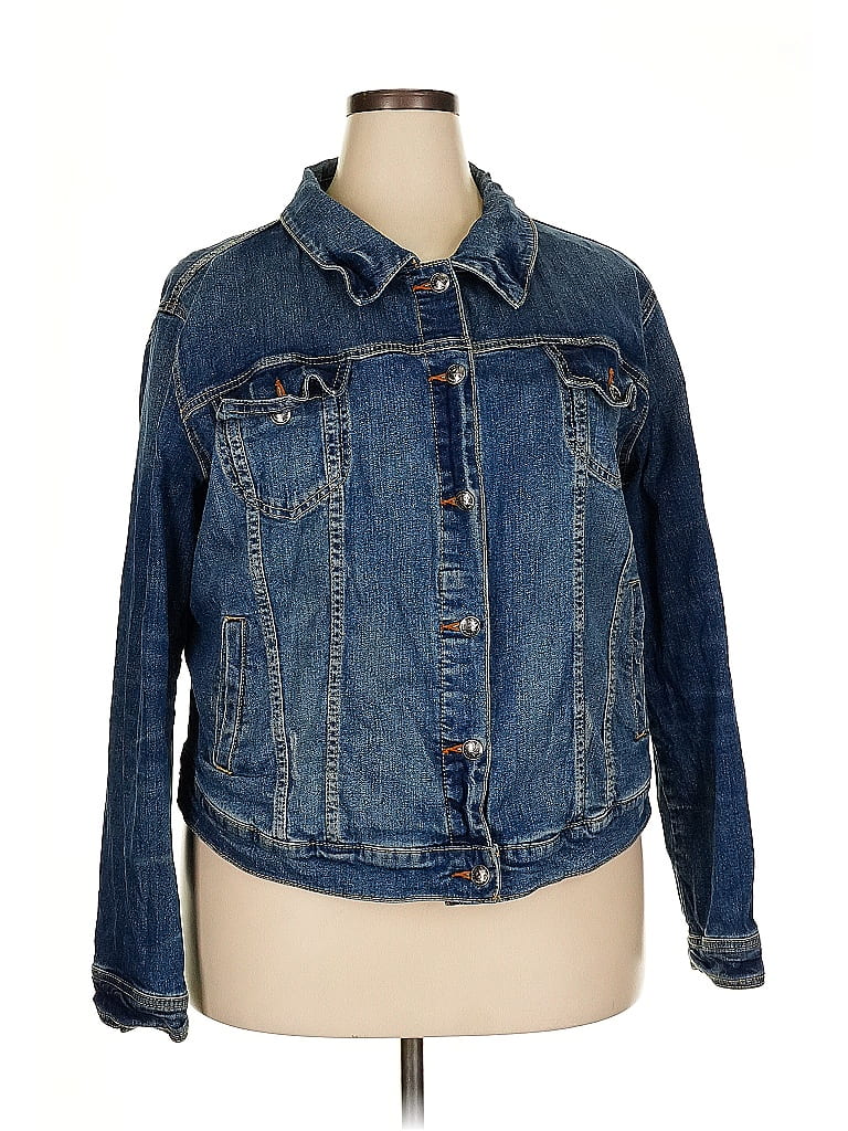 Torrid Blue Denim Jacket Size 2X - 58% off | ThredUp