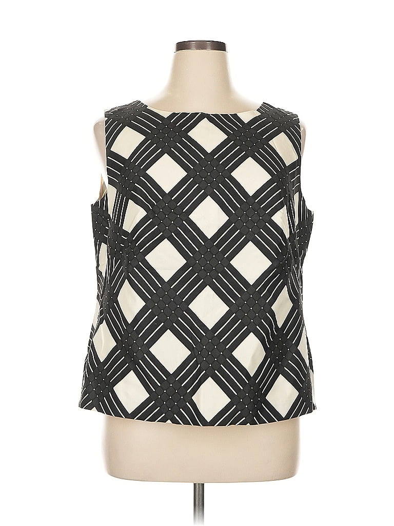 Talbots 100% Silk Black Sleeveless Silk Top Size 16 - 73% off | ThredUp