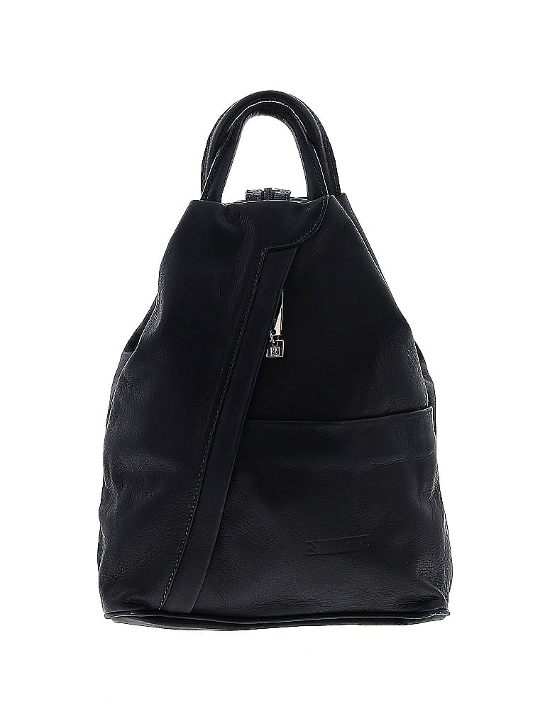 Roncato Black Blue Leather Backpack One size - 60% off | ThredUp