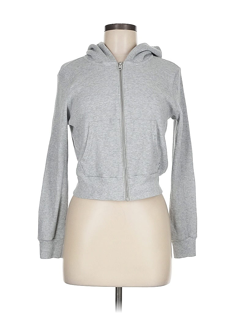 TNA Gray Zip Up Hoodie Size M - 65% off | ThredUp