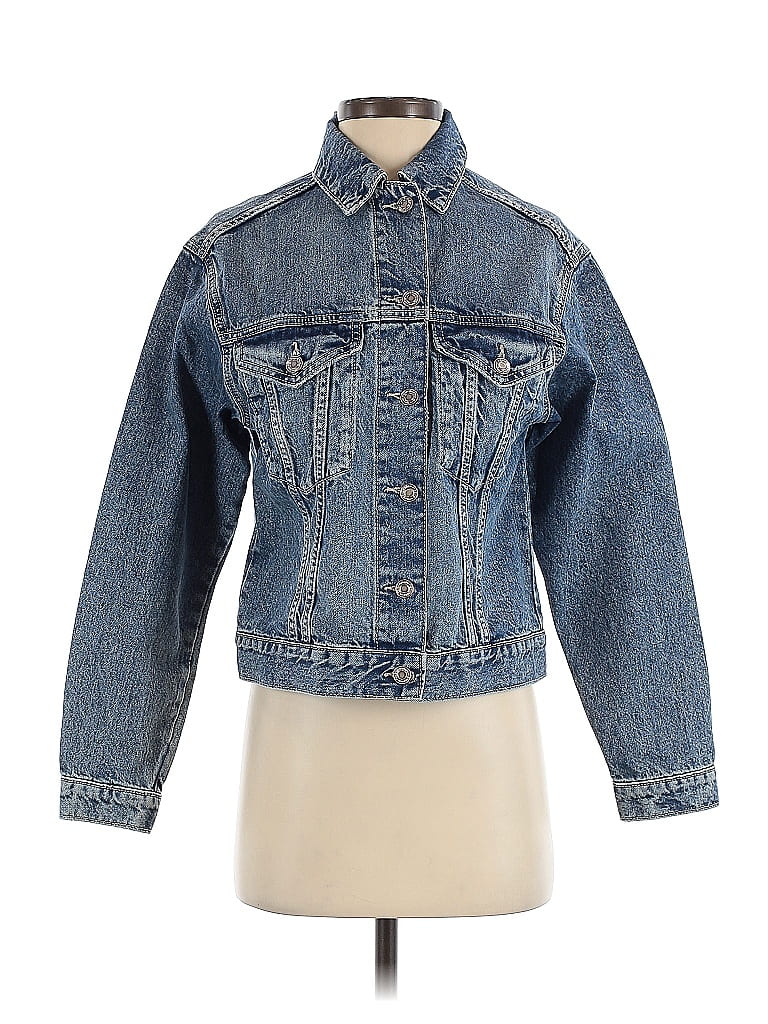 Dynamite Blue Denim Jacket Size XXS - 61% off | ThredUp