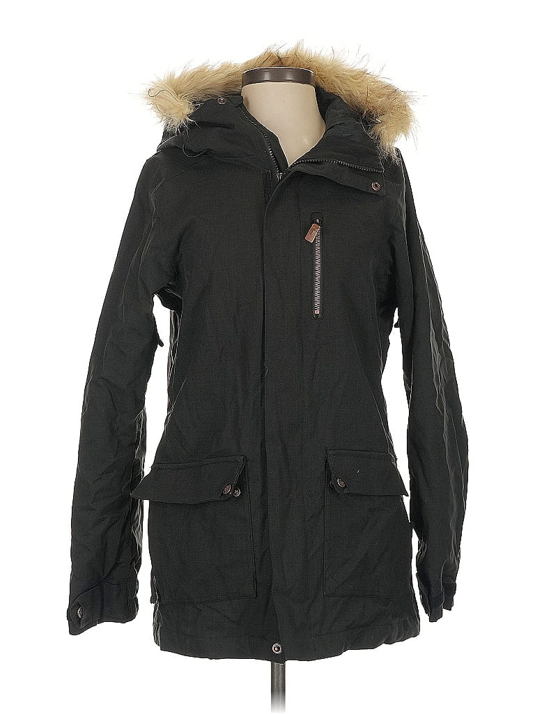 Nikita 100% Polyester Black Teal Snow Jacket Size XS - 54% off | ThredUp