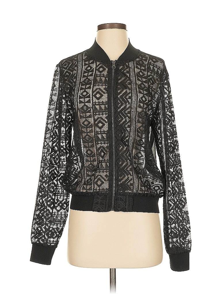 Dolce Cabo 100% Polyester Graphic Black Jacket Size S - 78% off | ThredUp