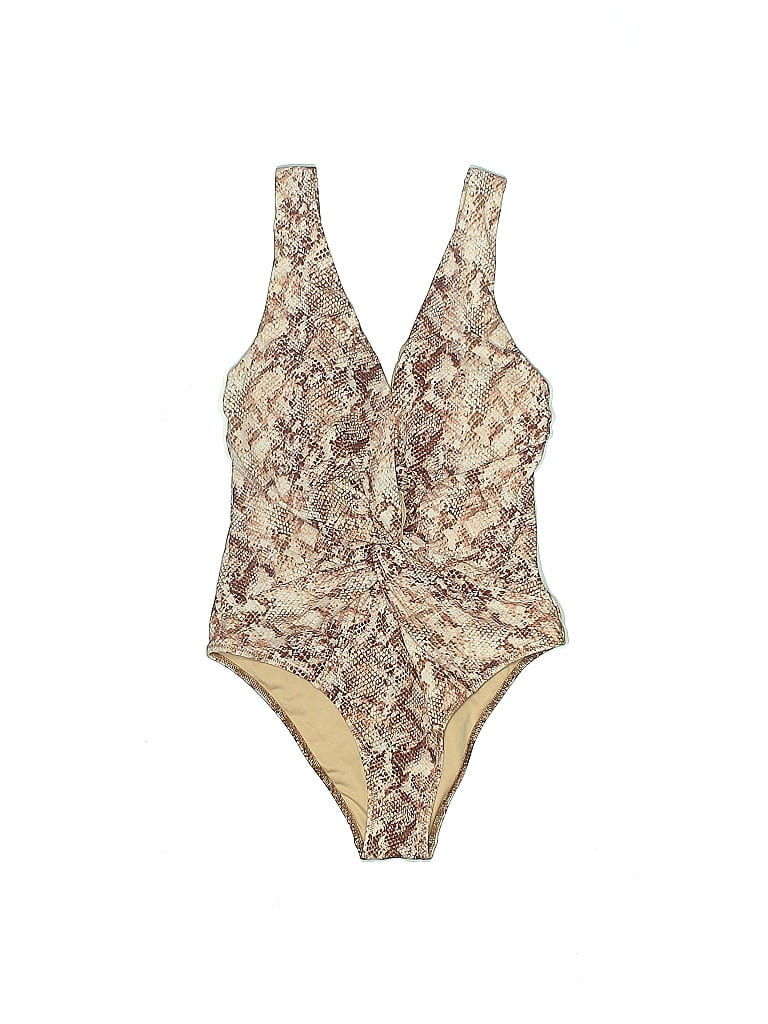 Victoria's Secret Paisley Tan One Piece Swimsuit Size S - 52% off | ThredUp