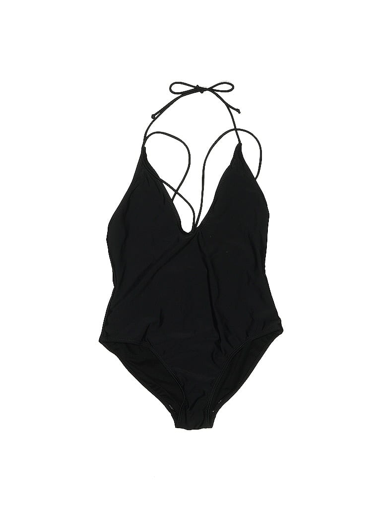 Motel Solid Black One Piece Swimsuit Size S - 70% off | ThredUp